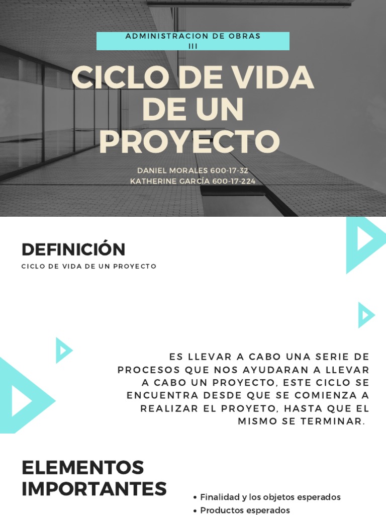 Ciclo De Vida De Un Proyecto Pdf Pdf Evaluación Del Ciclo De Vida