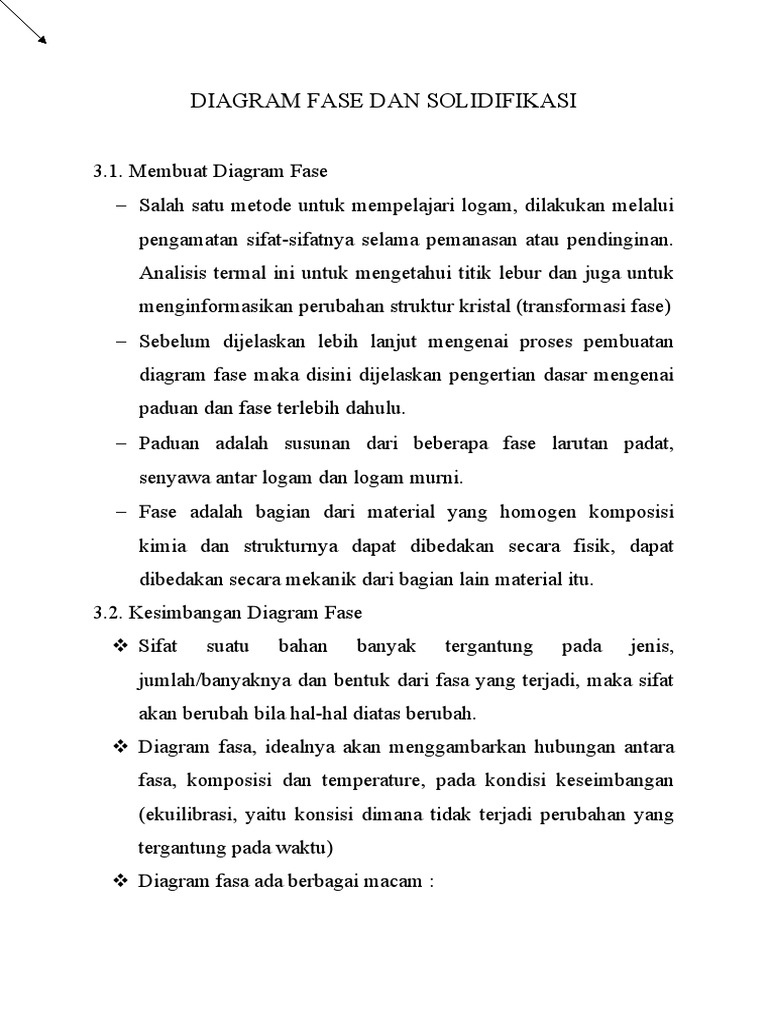 Diagram Fase dan Transformasi Paduan | PDF