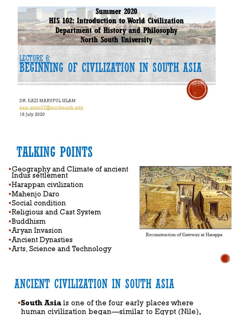 Beginning of Civilization in South Asia | PDF | Sikhism | Religion And ...