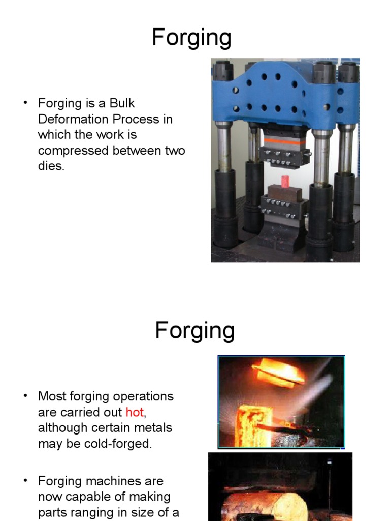 Forging Process Types and Analysis | PDF | Forging | Procedural Knowledge