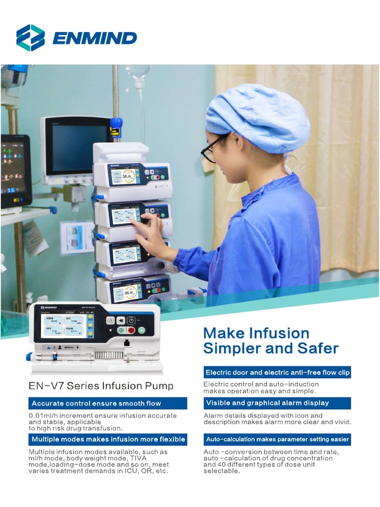ENMIND Leaflet EN V7 Infusion Pump PDF | PDF