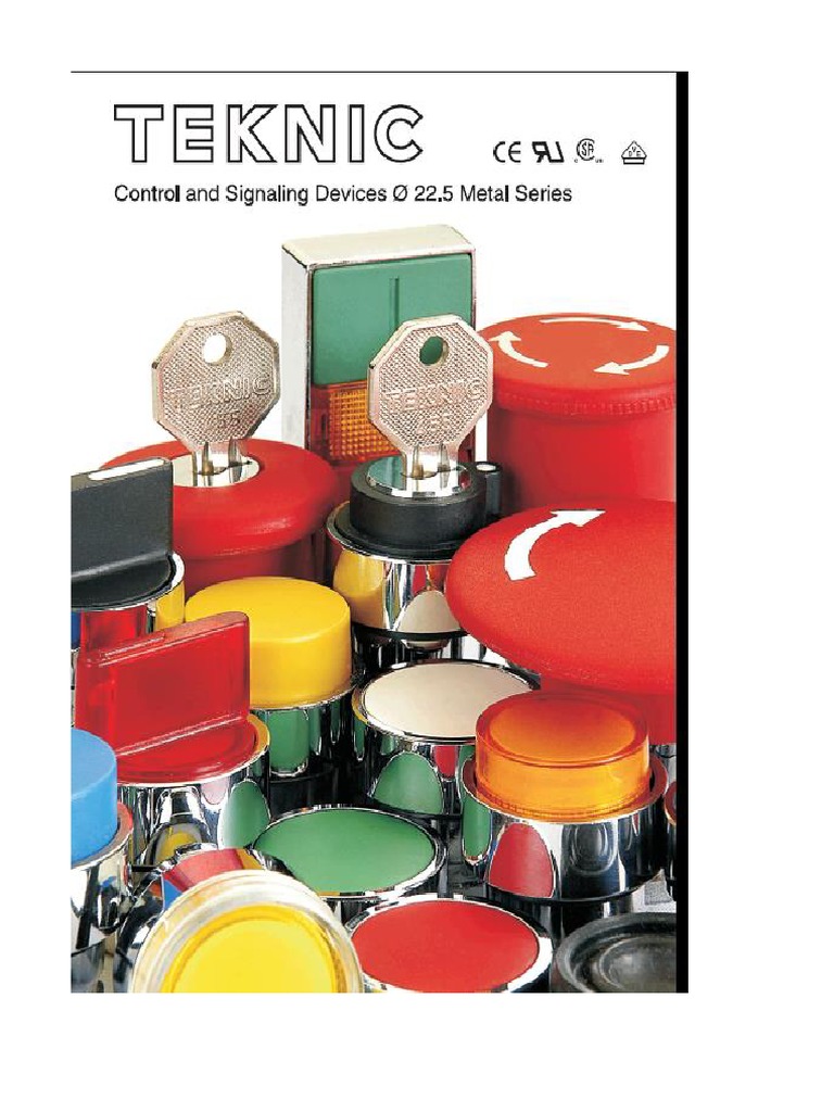 Teknic Push Button and Lamp Catalogue | PDF | Light Emitting Diode ...