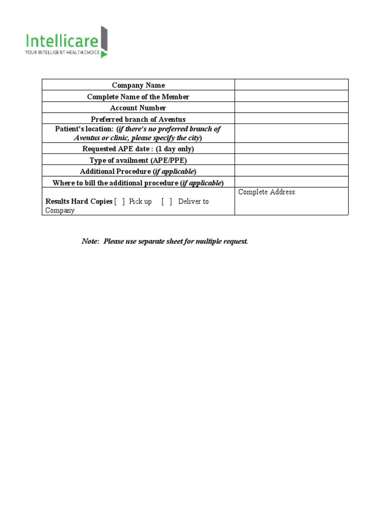 APE Request Template | PDF