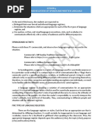 Types of Register in English Writing | PDF | Linguistics | Human ...