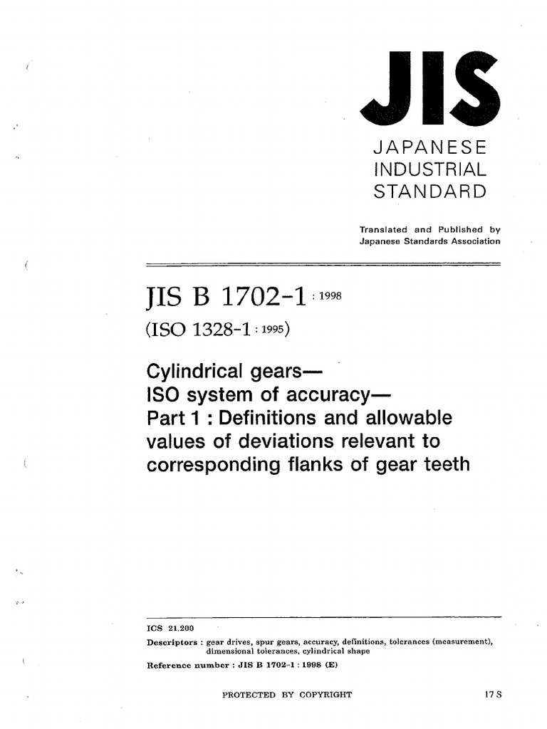 Jis B 1702-1 | PDF