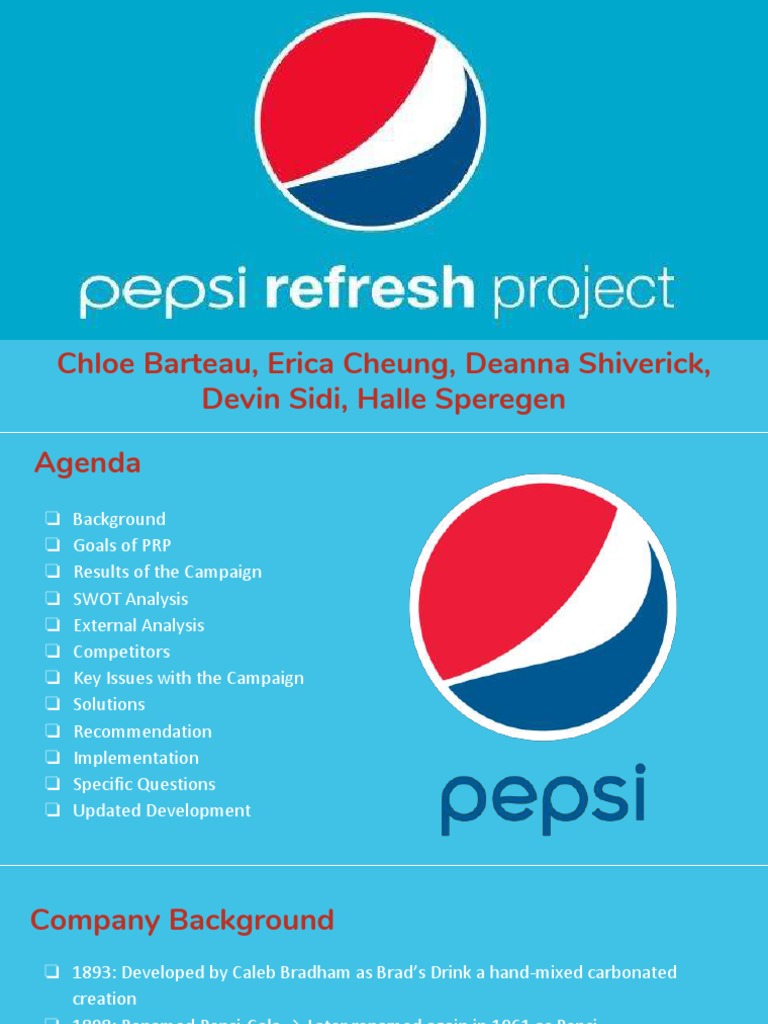 Pepsi Refresh Project Analysis and Insights | PDF | Pepsi | Coca Cola