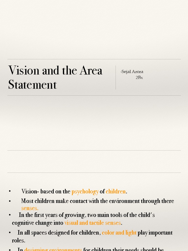 Child-Centric Architectural Design Guide | PDF | Classroom | Color