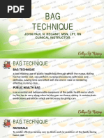Bag Technique | PDF | Hand Washing | Health Sciences