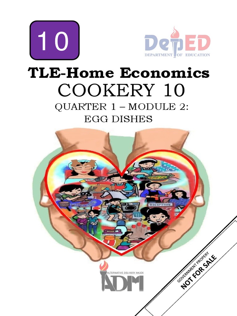 COOKERY 10 - Q1 - Mod2 PDF | PDF | Egg As Food | Food And Drink Preparation