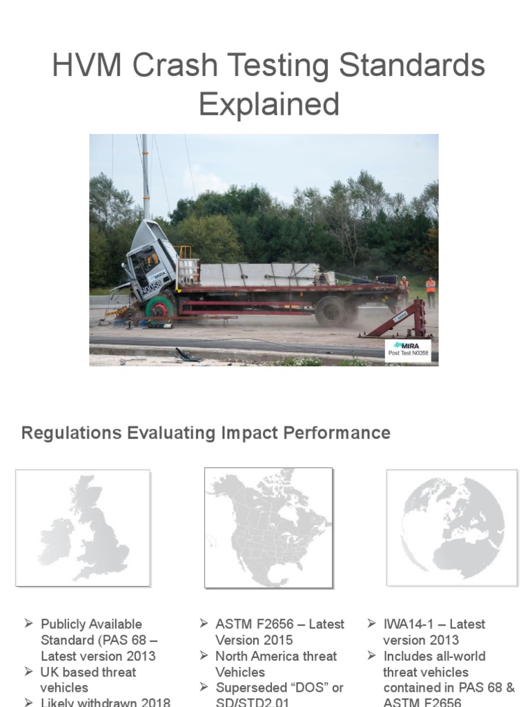 HVM Crash Testing Standards Explained | PDF | Motor Vehicle | Vehicles