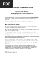 Temporary Slide Preparation Techniques | PDF | Staining | Microscopy