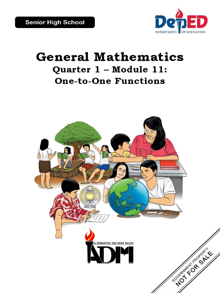 Gen Math11 - Q1 - Mod11 - One To One Functions - With Comments | PDF | Function (Mathematics ...
