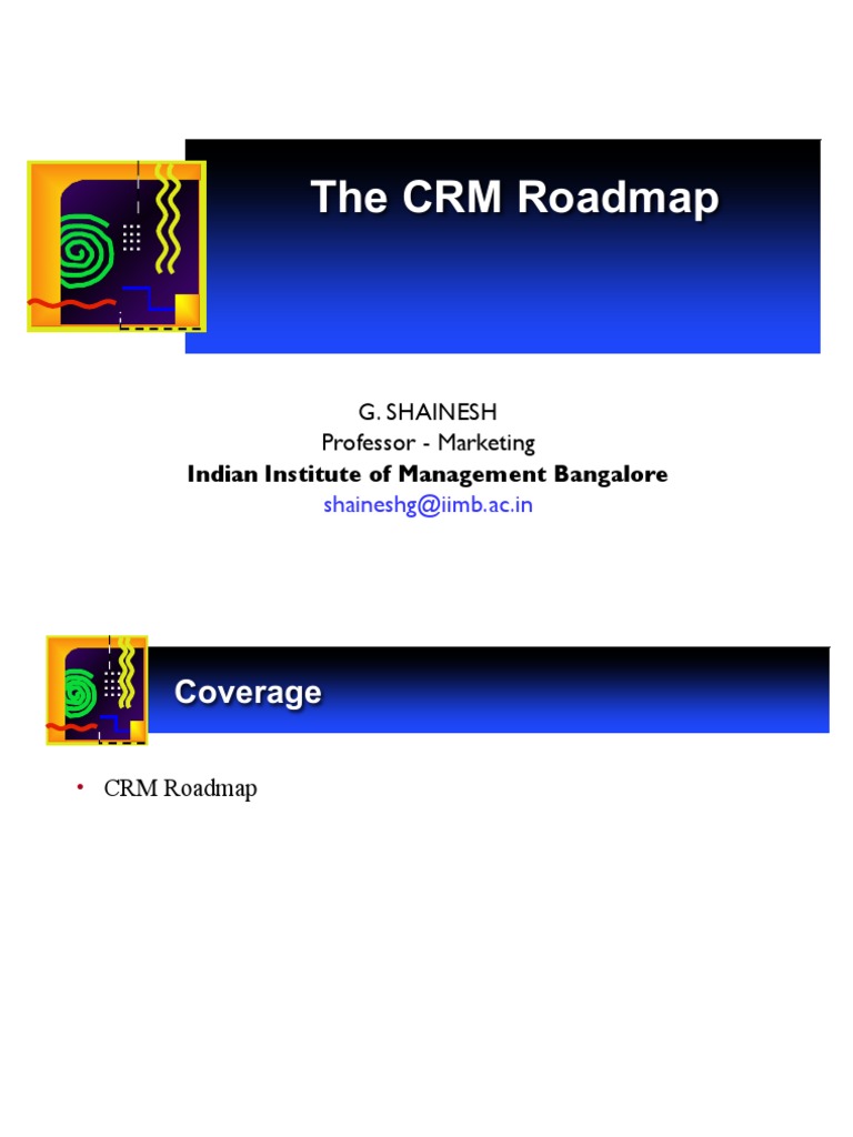 The CRM Roadmap Guide | PDF | Customer Relationship Management | Marketing