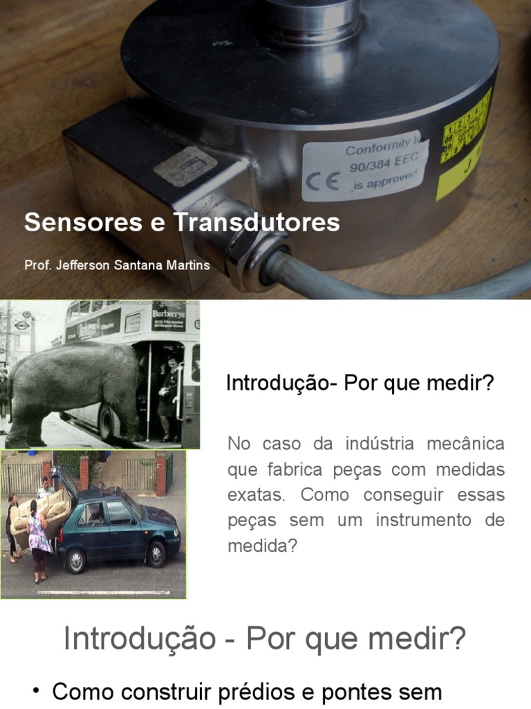 Sensores e Transdutores | PDF | Termopar | Termômetro