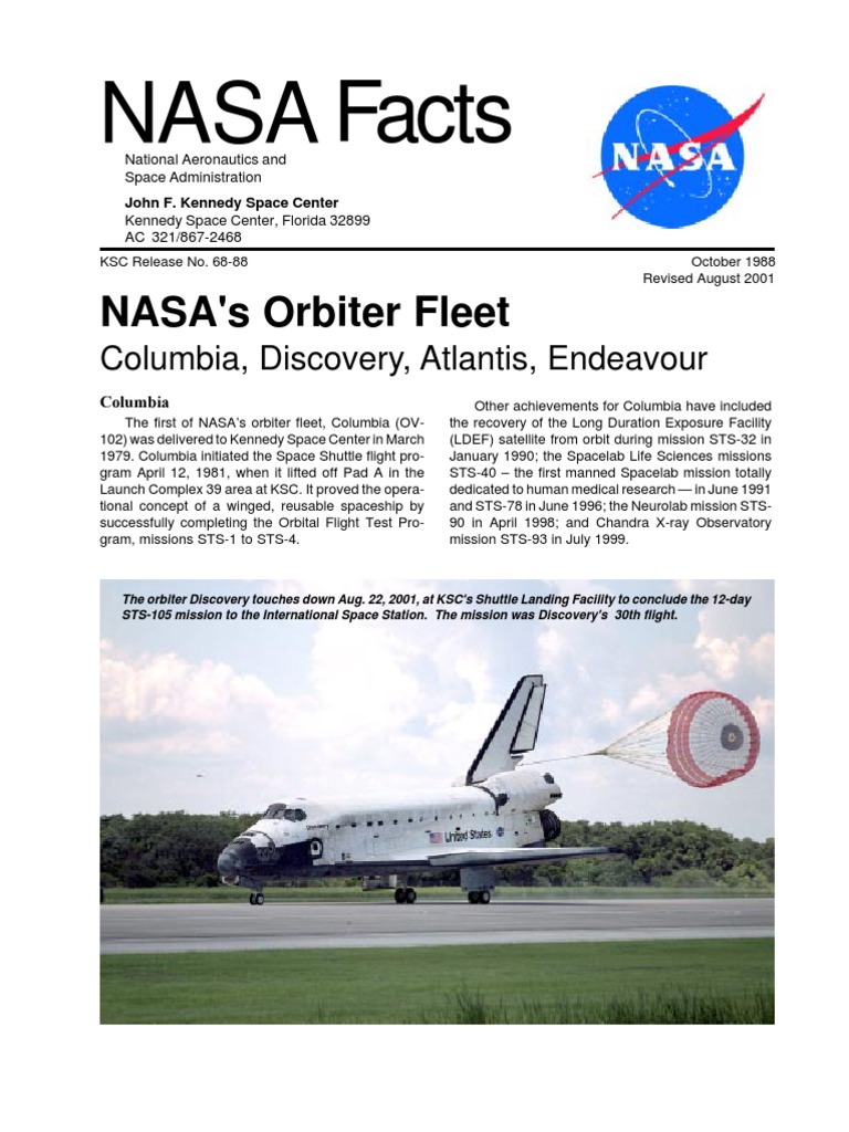 NASA's Space Shuttle Orbiters Overview | PDF | Space Shuttle Columbia | Space Shuttle Orbiter