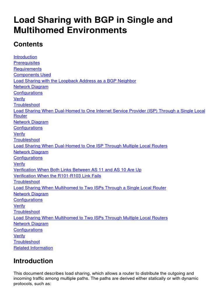 BGP Design Options | PDF | Router (Computing) | Routing