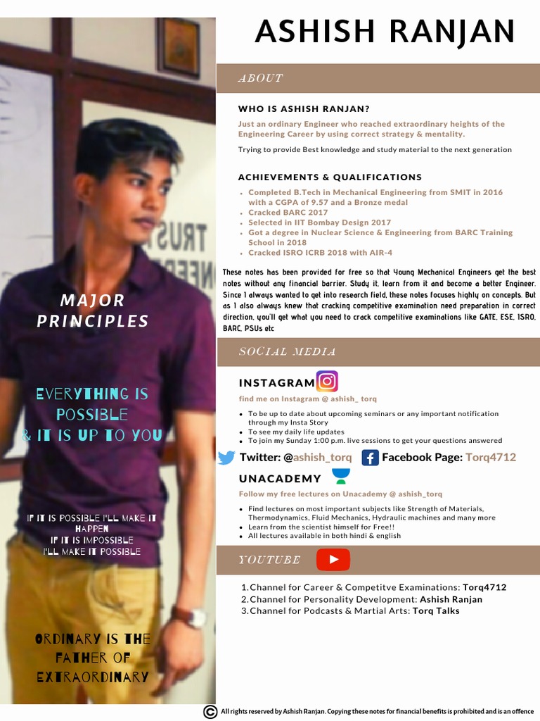 About Ashish Ranjan PDF | PDF | Science | Communication