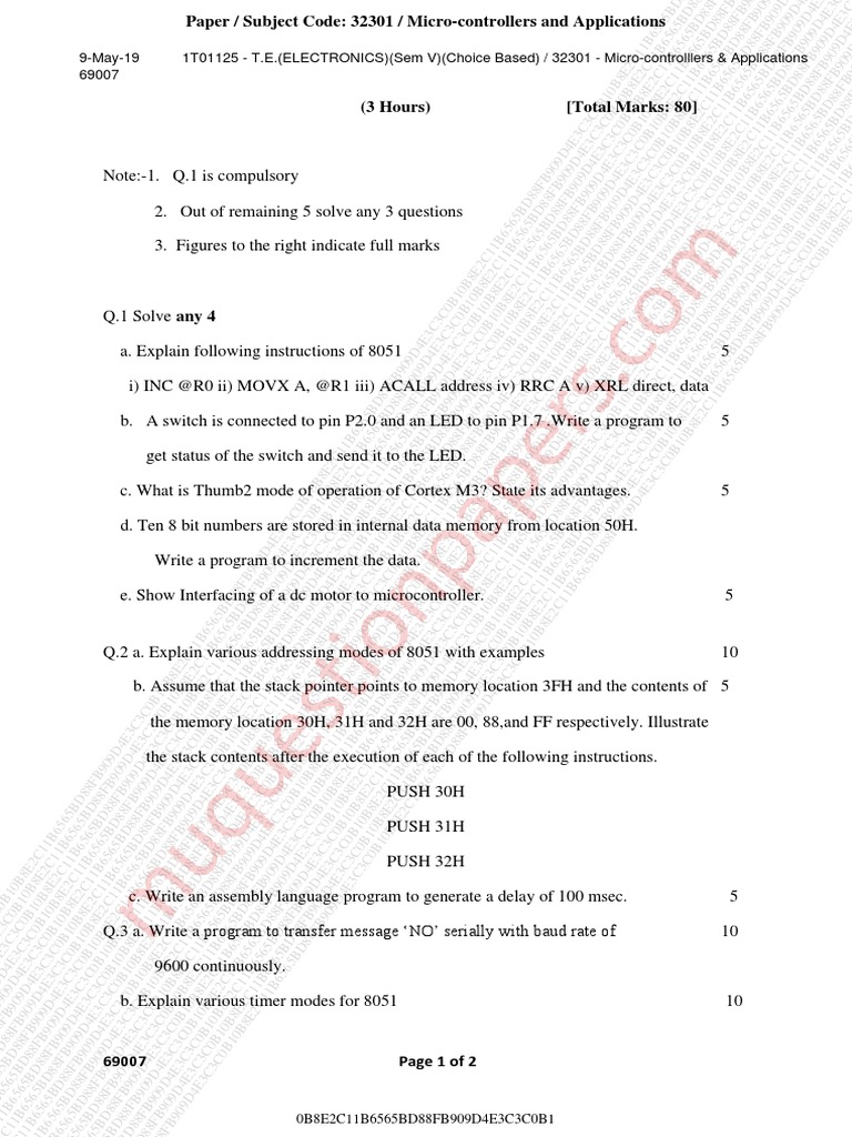 Te-Etrx Sem5 Ma-Cbcgs May19 | PDF | Classes Of Computers | Computer Architecture