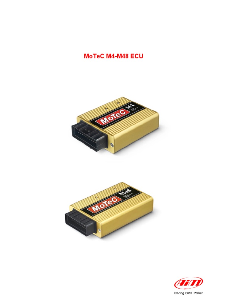 Aim MoTeC M4 M48 100 Eng | PDF | Throttle | Manufactured Goods