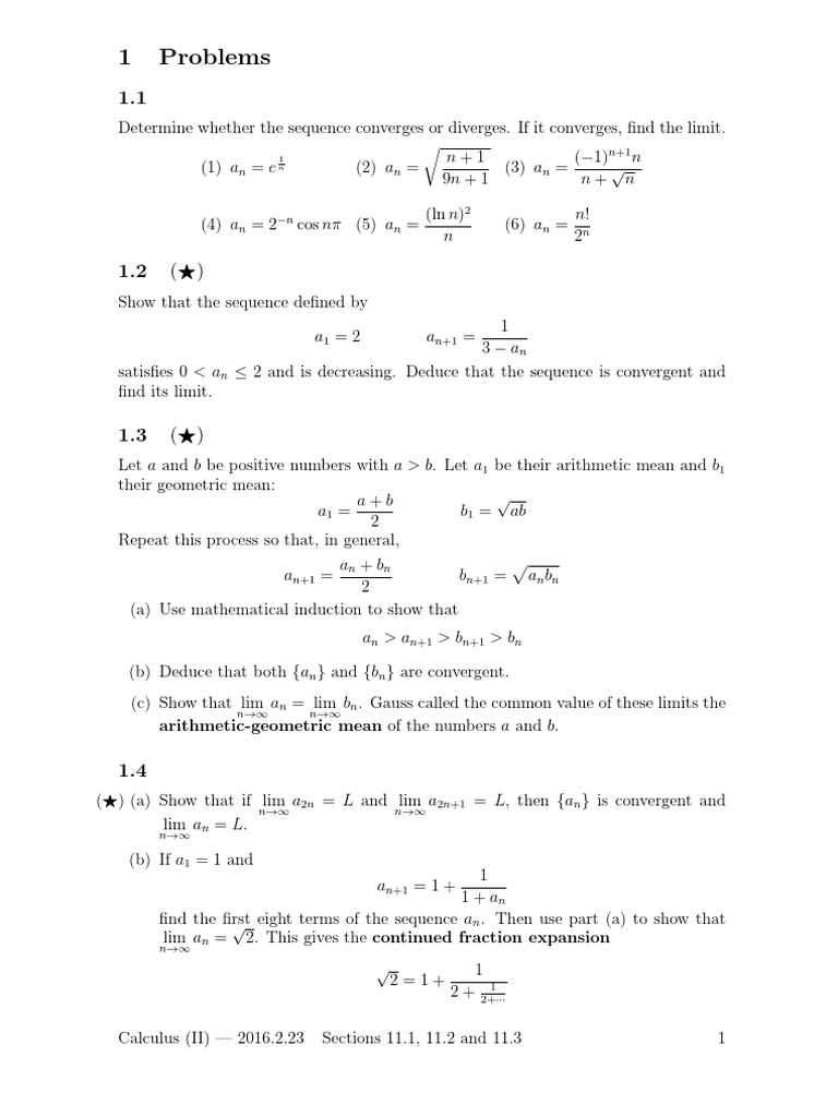 1 Problems: N + 1 1) N N+ N N! | PDF | Numbers | Mathematical Concepts
