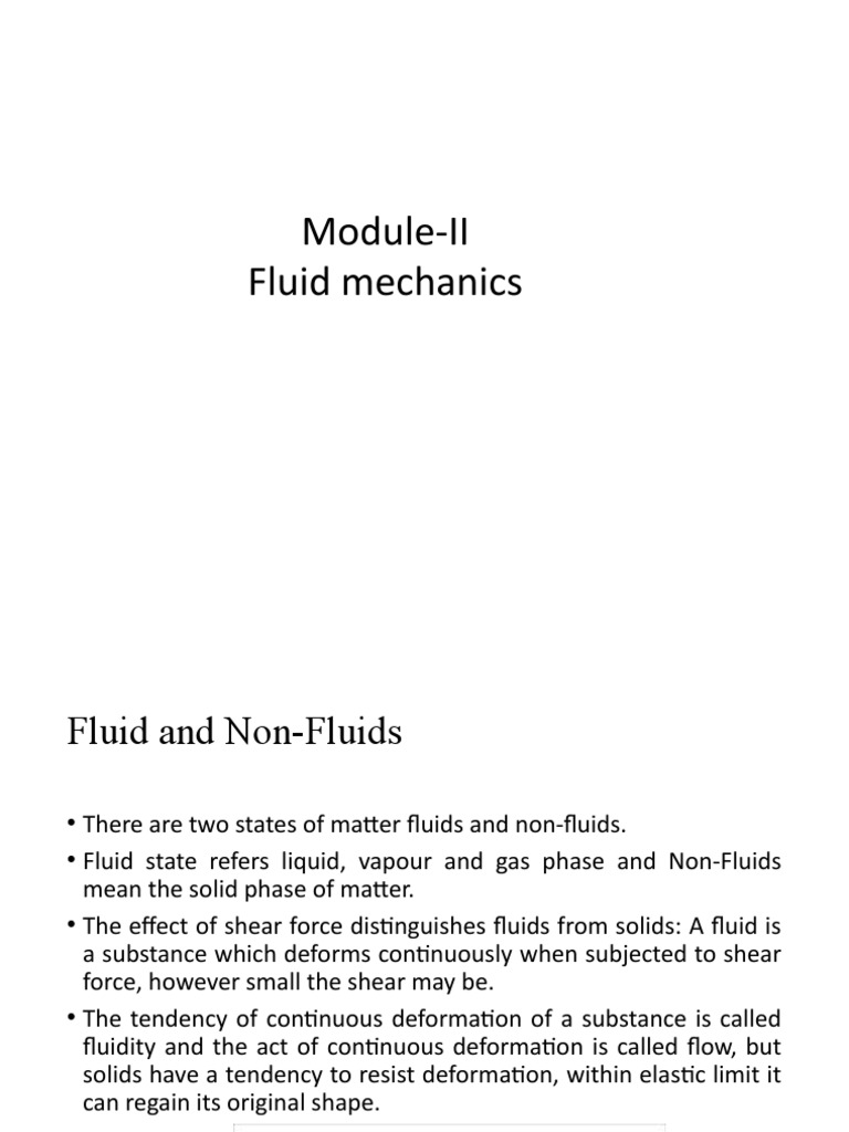 M-2 Fluid Mechanics Basics | PDF | Boundary Layer | Buoyancy