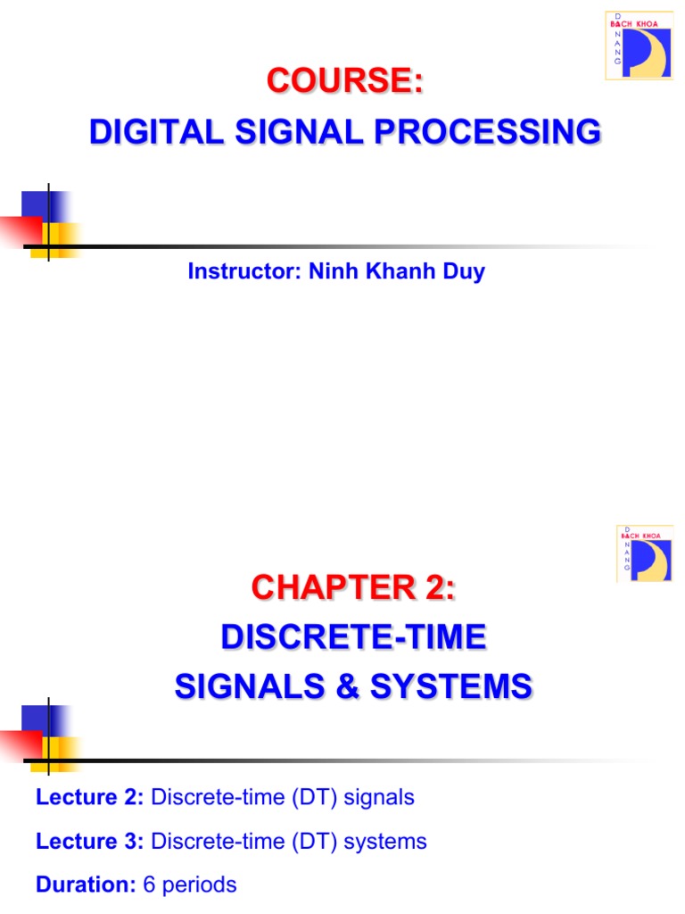 Chapter2 PDF | PDF | Discrete Time And Continuous Time | Signal Processing