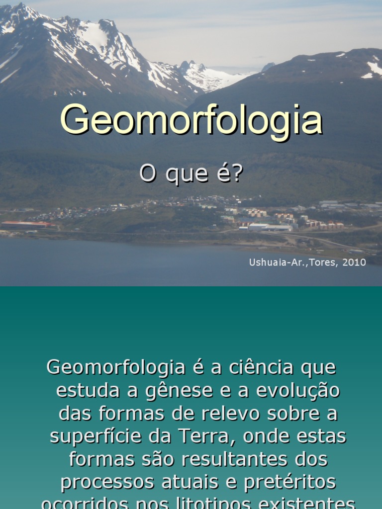 Uma introdução abrangente à geomorfologia: seus conceitos, processos ...