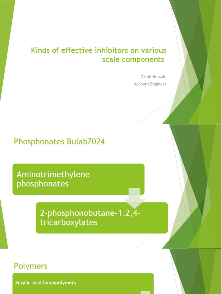 Effective Inhibitors for Scale Prevention | PDF | Cooking, Food & Wine ...