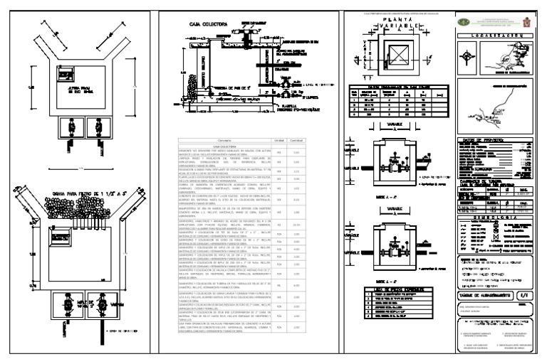 Plano Caja Colectora | PDF