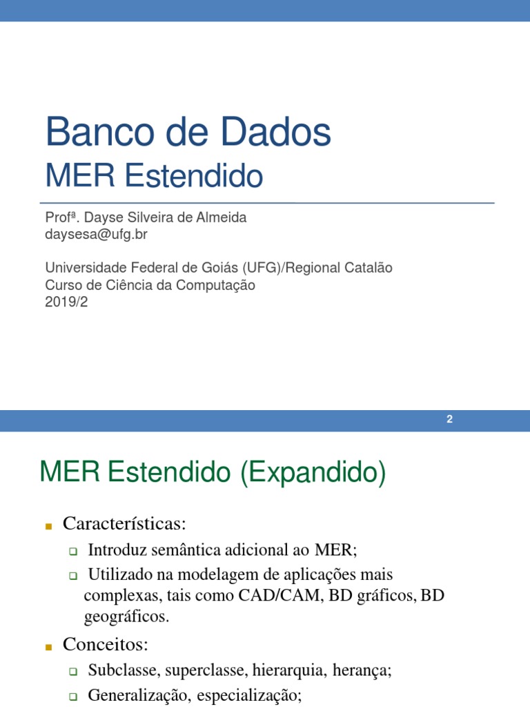 Aula3 - ER Estendido Banco de Dados | PDF | Turismo | Conjunto (Matemática)