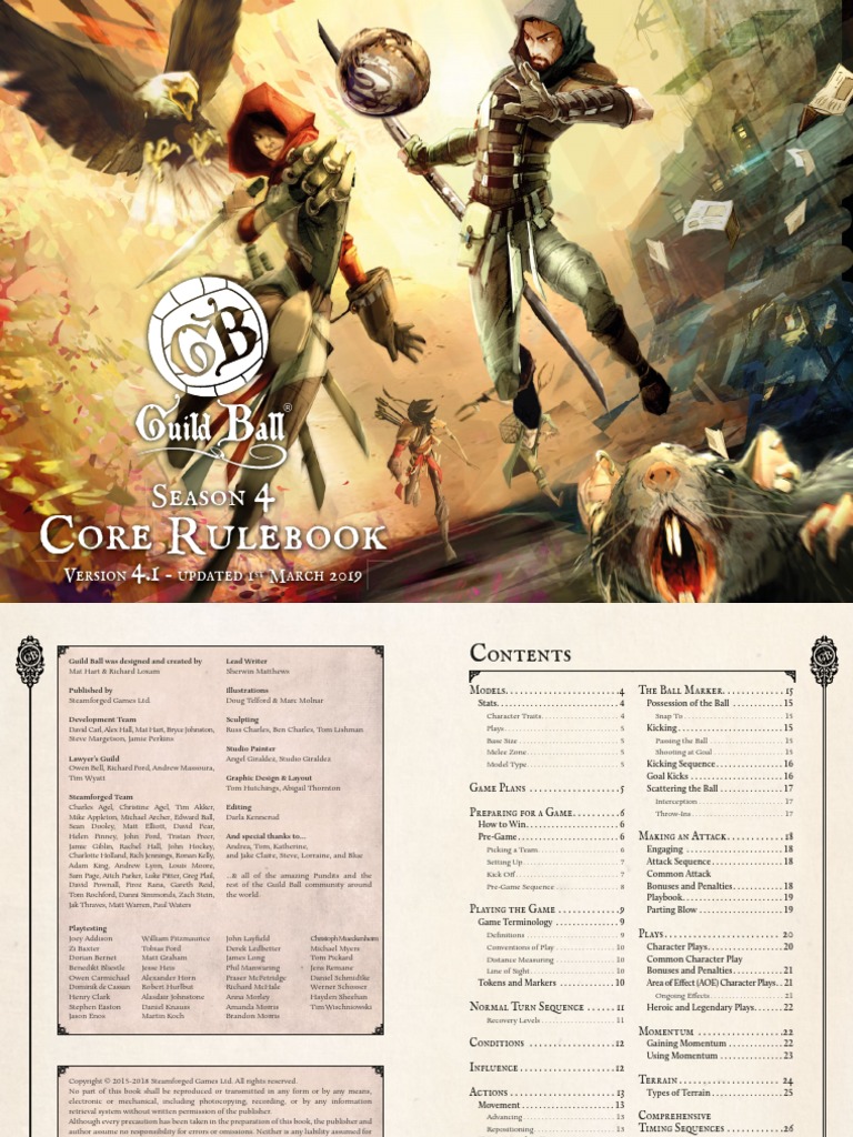 GB S4 Rulebook 4 1 PDF | PDF | Team Sports | Football Codes