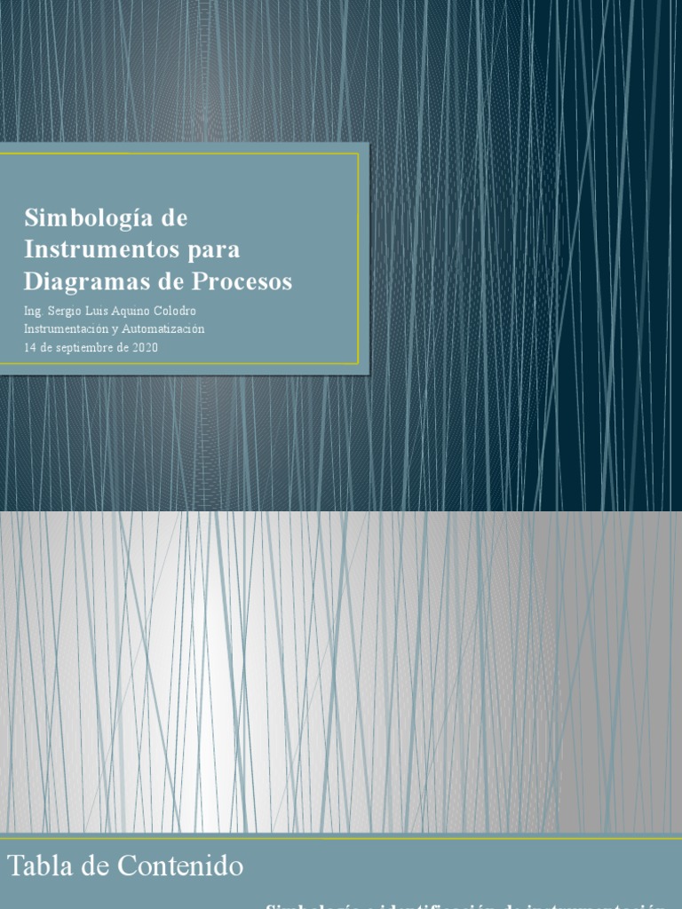 Simbología de Instrumentos para Diagramas de Procesos Industriales | PDF