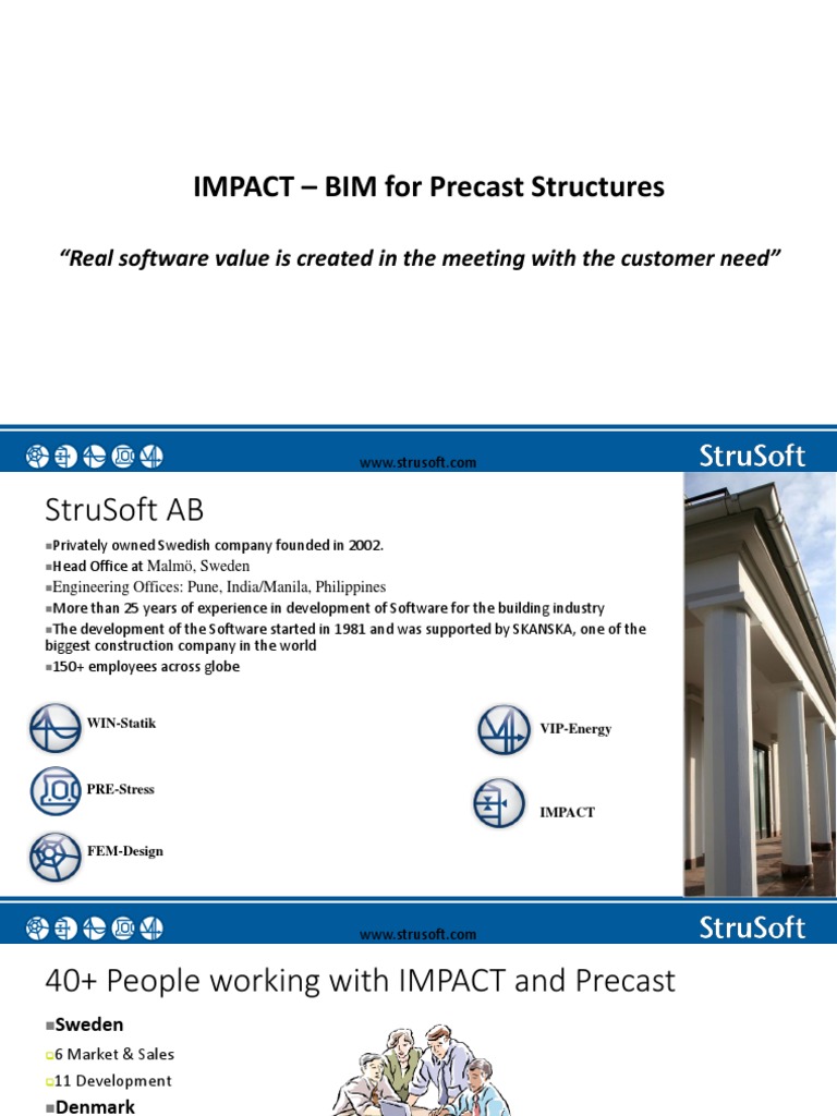 StruSoft-IMPACT Production Suit PDF | PDF | Building Information Modeling | Computer Aided Design
