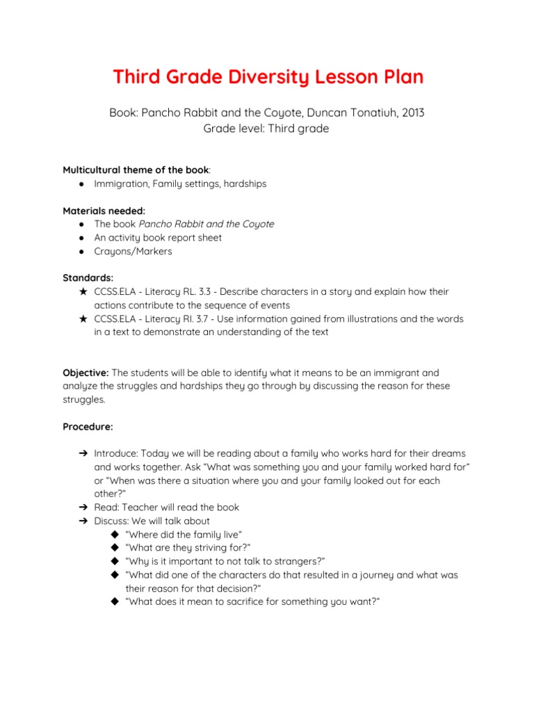 Lesson Plan Edu 280 | PDF