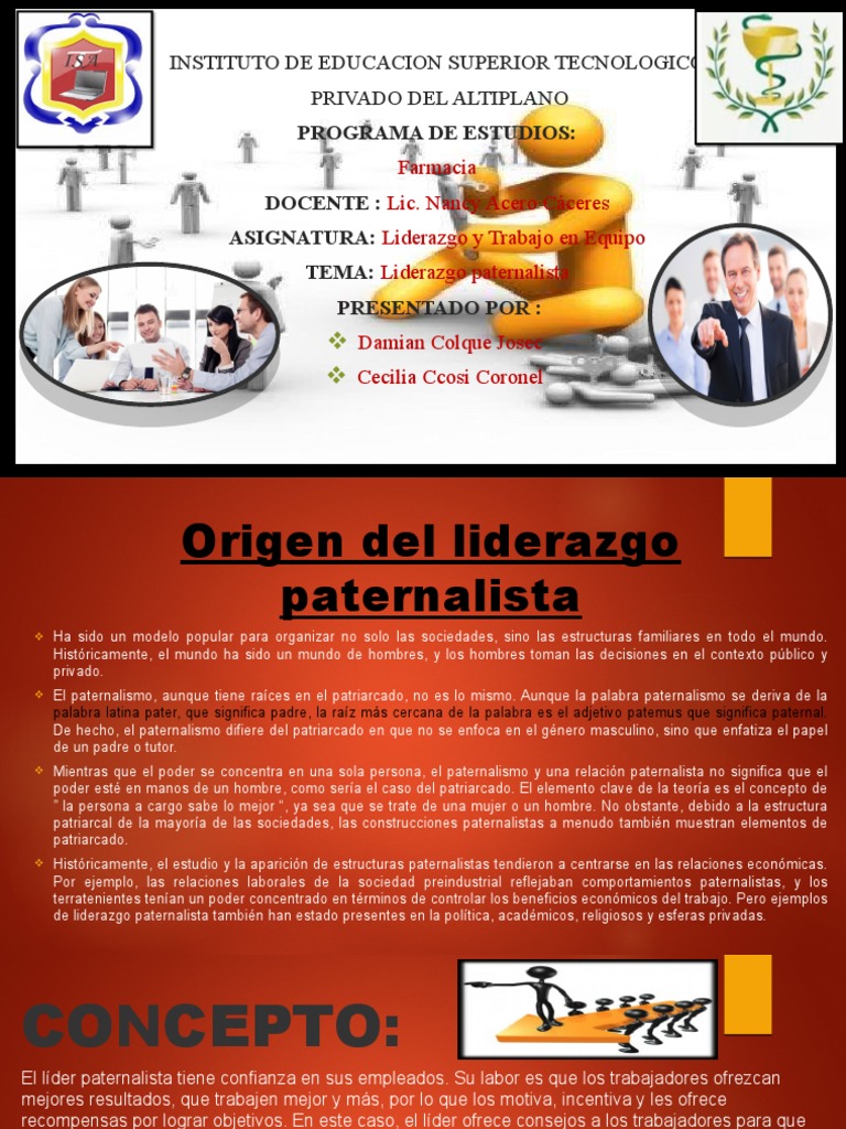 Liderazgo Paternalista | PDF | Patriarcado | Liderazgo