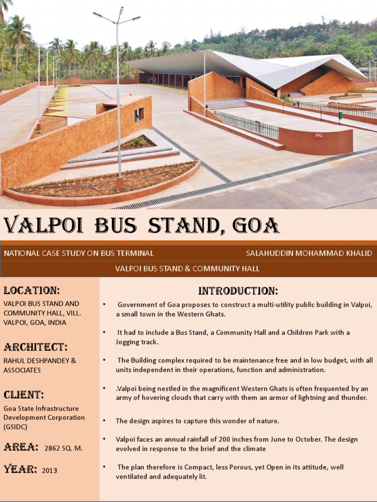 Valpoi Bus Stand | PDF | Economic Sectors | Transport