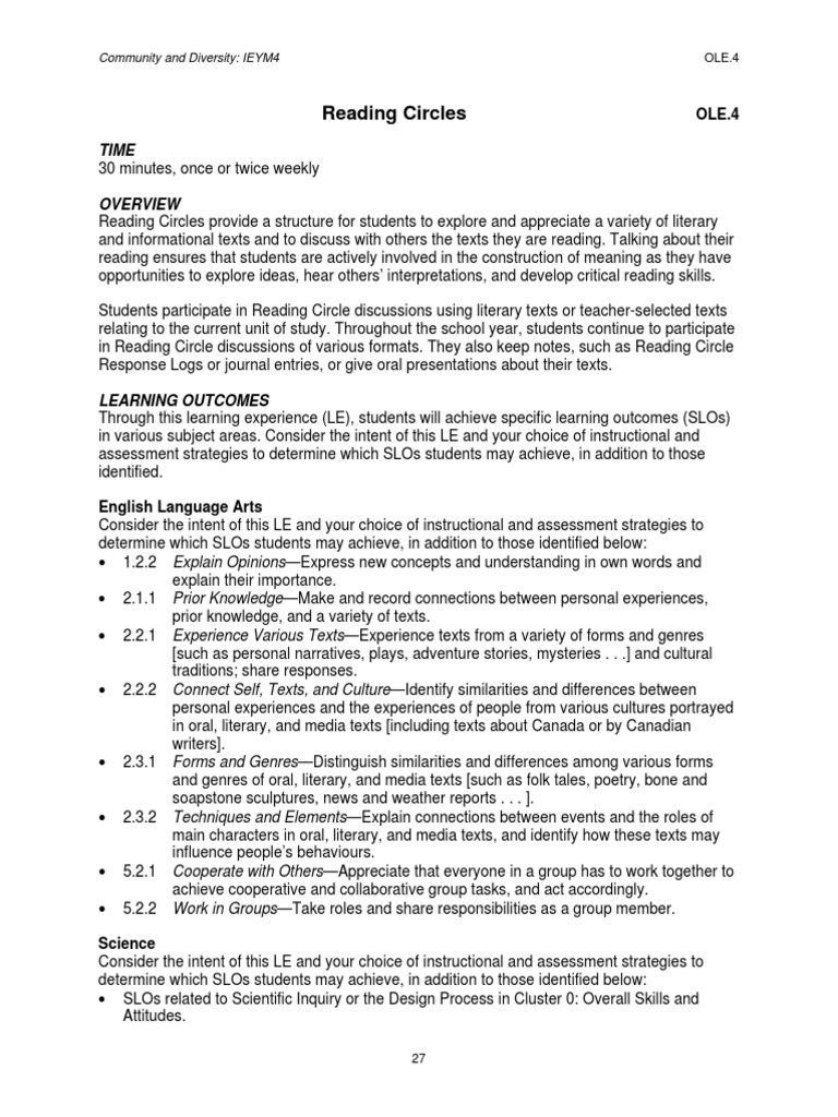 Exploring Literature Through Reading Circles: A Guide to Promoting ...