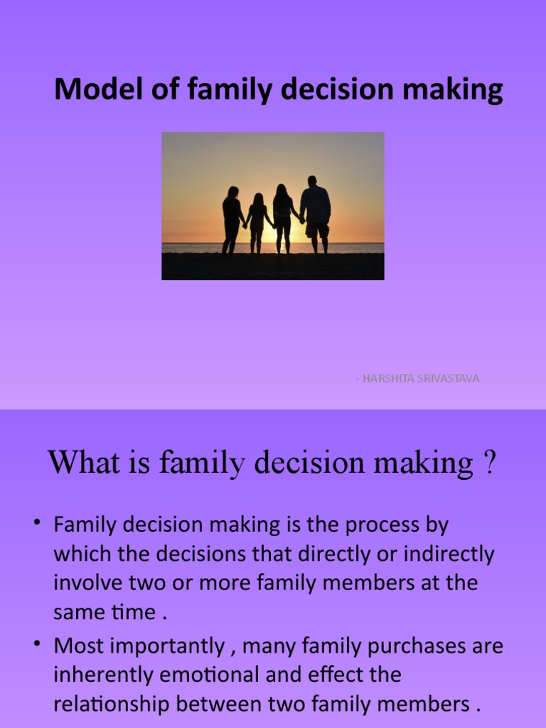 Family Decision Making | PDF | Conflict Resolution | Decision Making