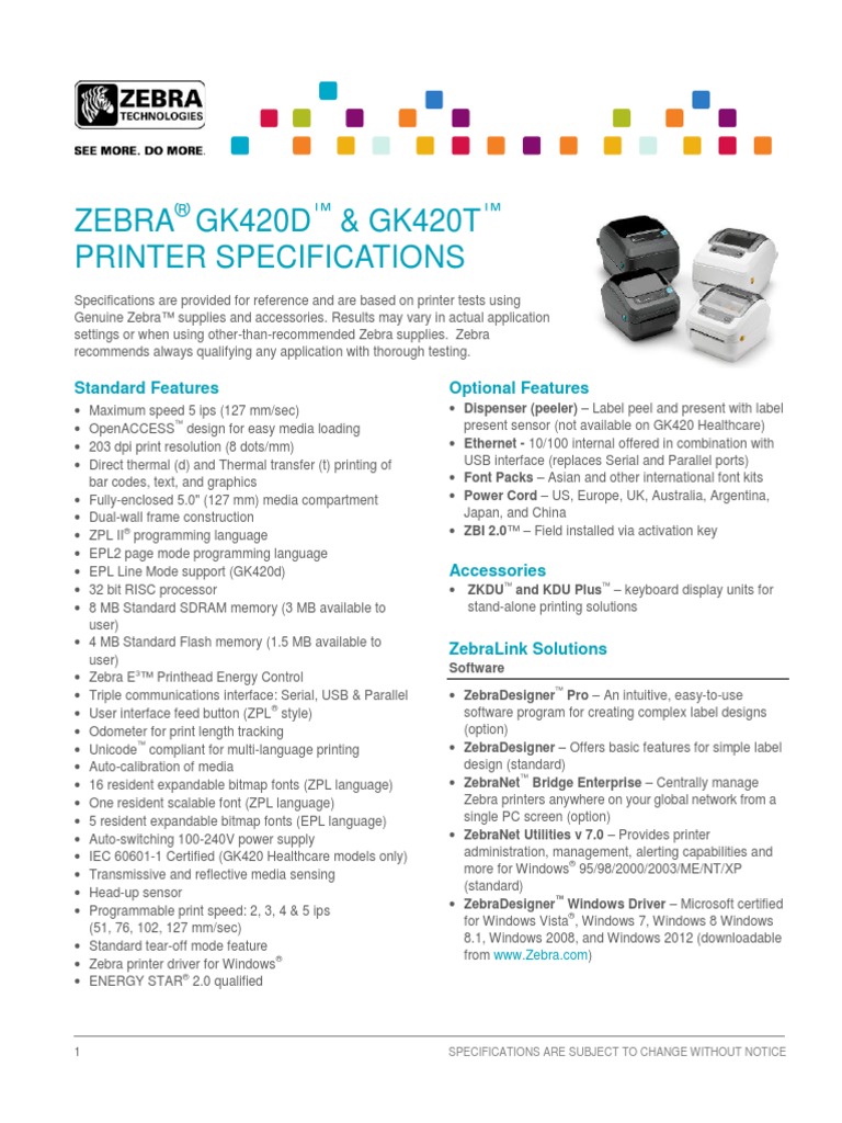 gk420 Tech Spec Sheet en Us | PDF | Universal Product Code | Microsoft ...