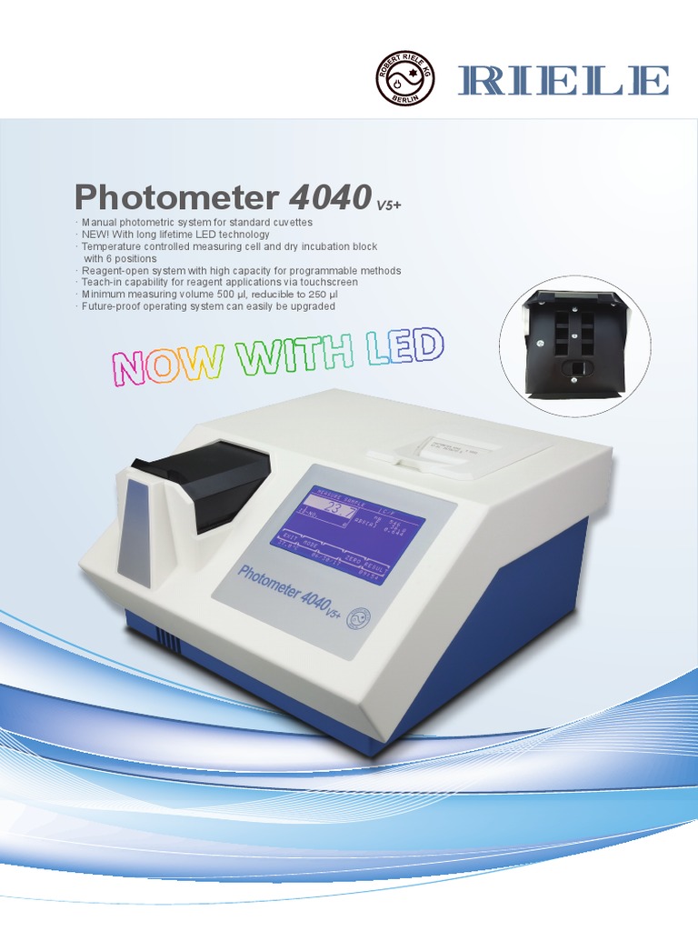 Photometer 4040 | PDF | Optics | Applied And Interdisciplinary Physics