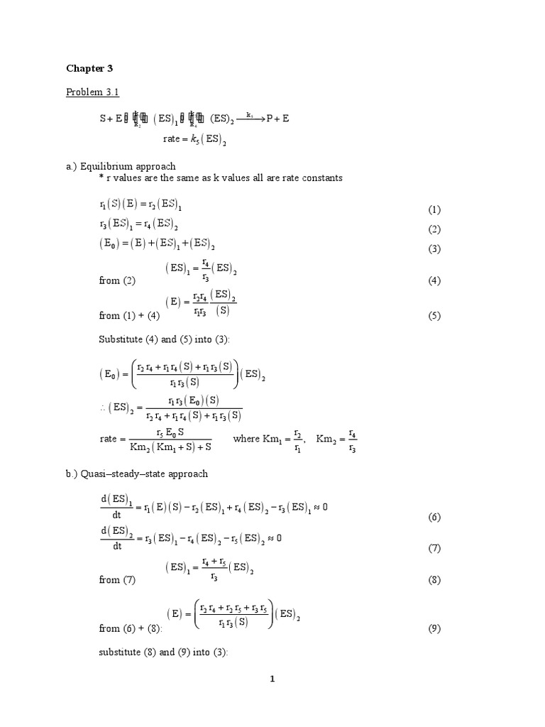 SM ch3 Bio Shuler 3 | PDF | Enzyme Kinetics | Enzyme