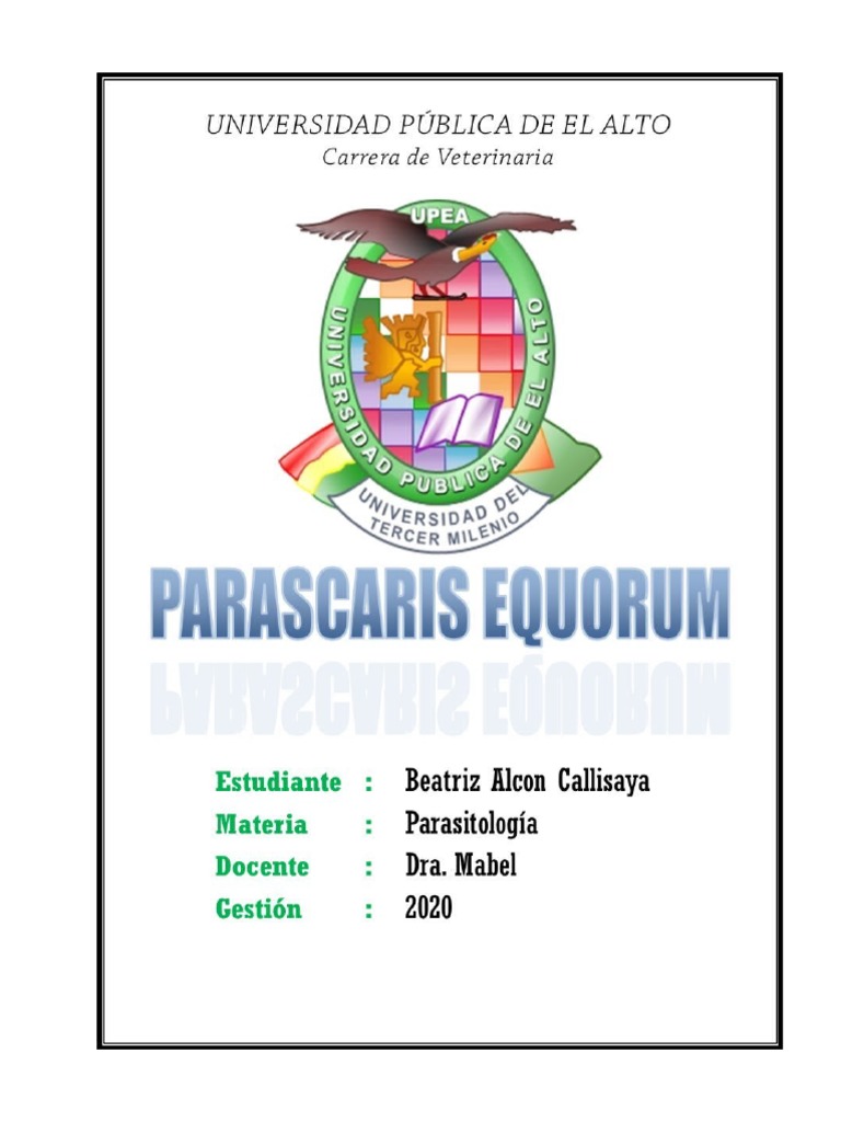 Parascaris Equorum | PDF | Nematodo | Caballos