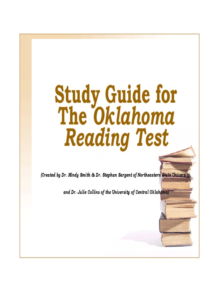 Study Guide For Study Guide For The Oklahoma: Reading Test | PDF ...