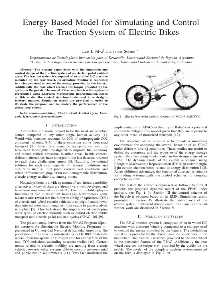 Energy-Based Model For Simulating and Control The Traction System of ...