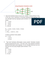 Contoh Soal Rangkaian Listrik 2 Loop | PDF