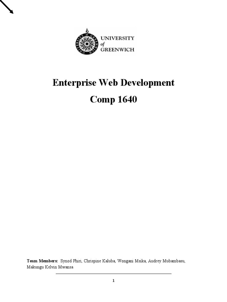 COMP1640 Group Report | PDF | Scrum (Software Development) | World Wide Web
