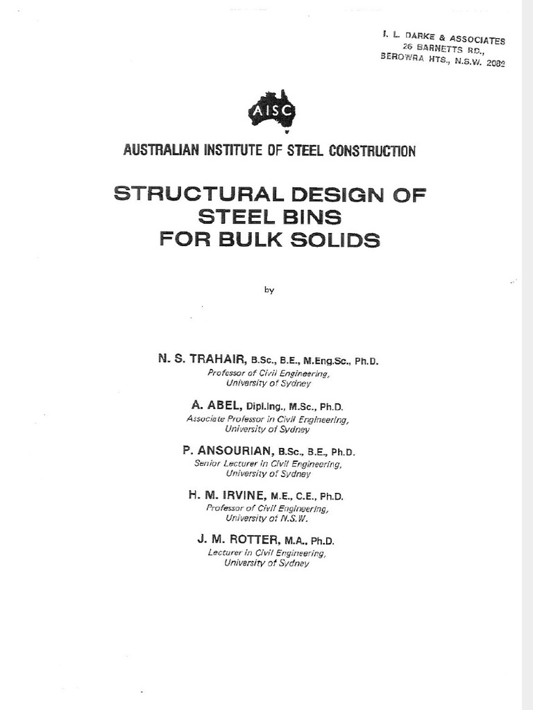 Vdocuments - MX - Structural Design Steel Bins For Bulk Solids Aisc Au ...