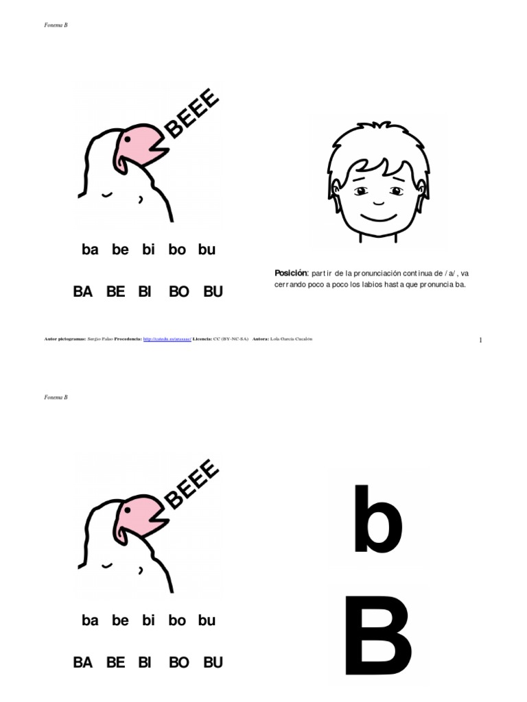 Presentacion Fonema B | PDF
