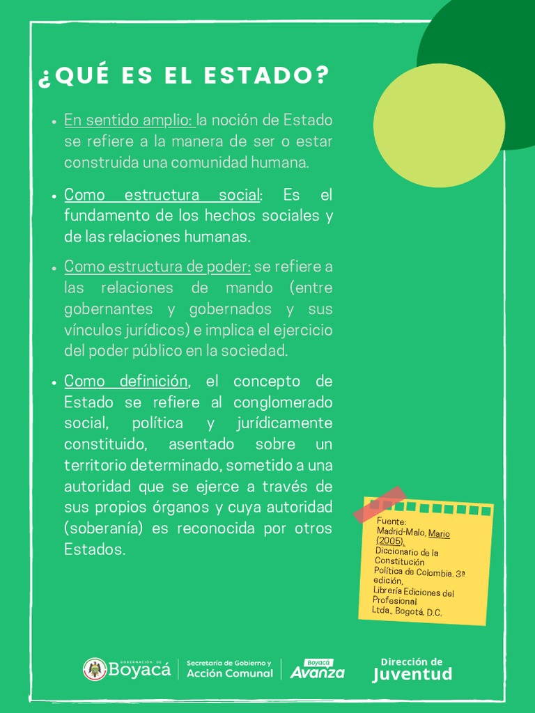 Definición y Estructura del Estado | PDF | Política | Filosofía