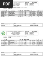 BSHM Curriculum Overview 2025-2026 | PDF